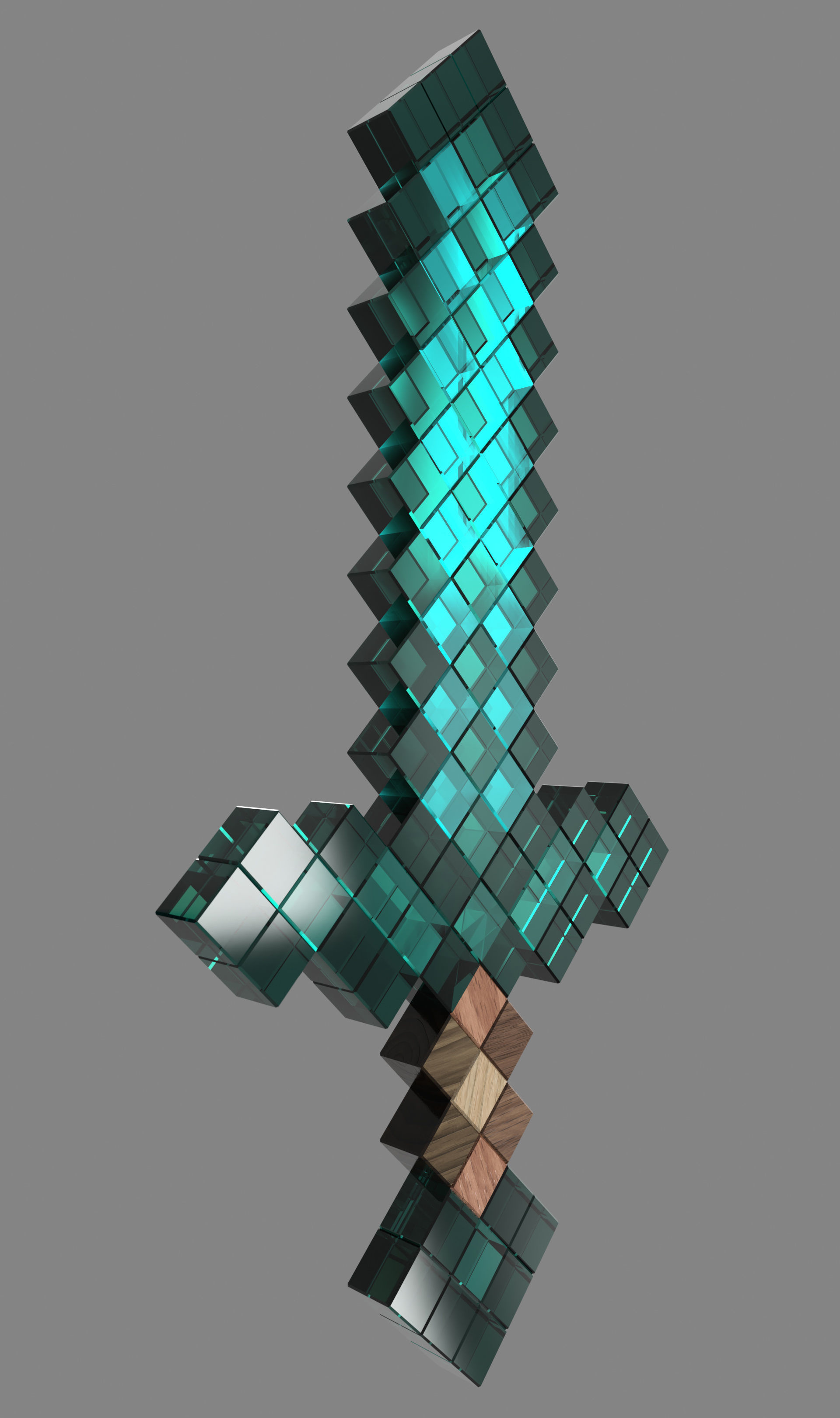Minecraft How To Make A Diamond Sword