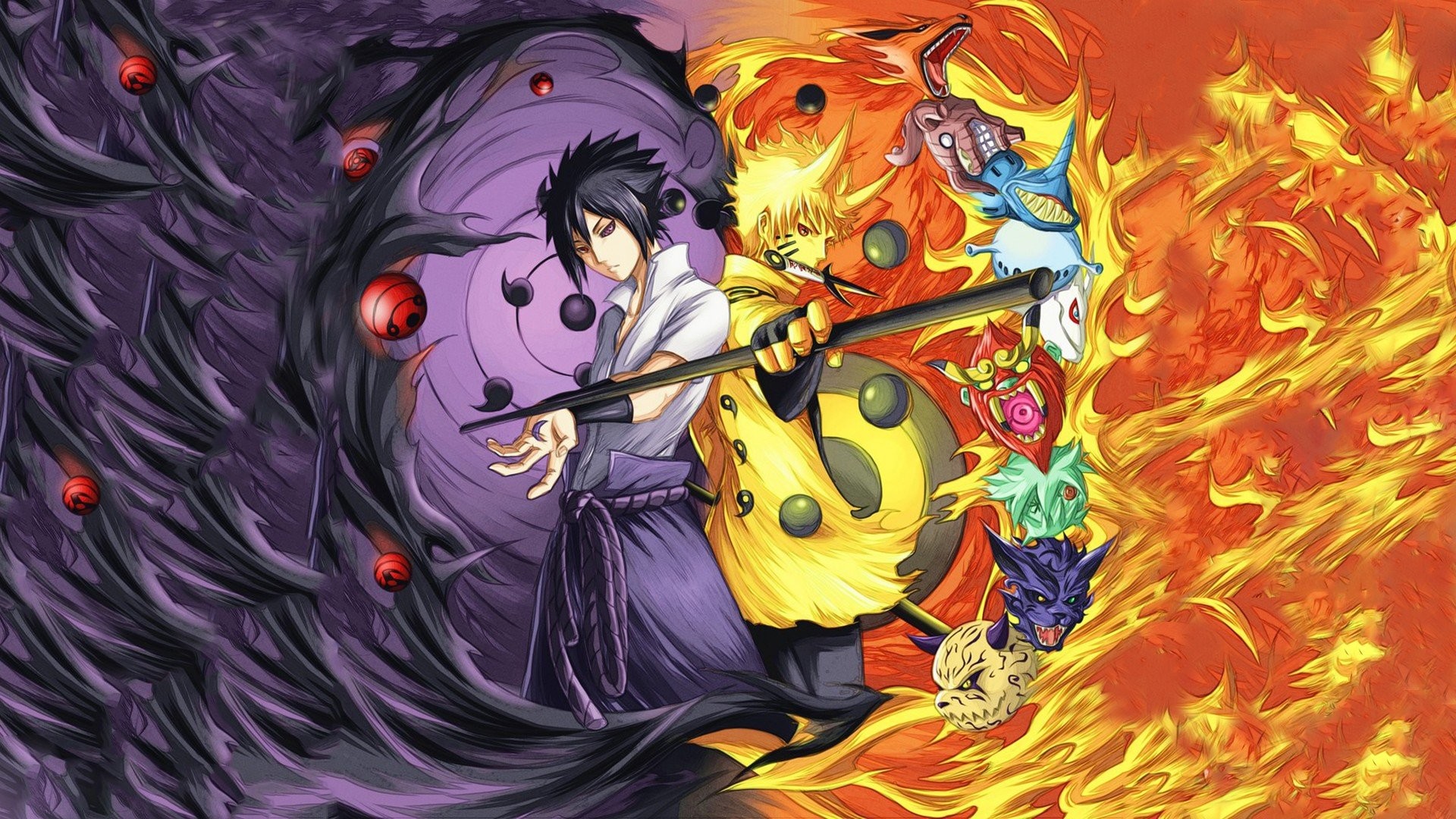 Naruto Vs Sasuke Wallpaper 57 Images 