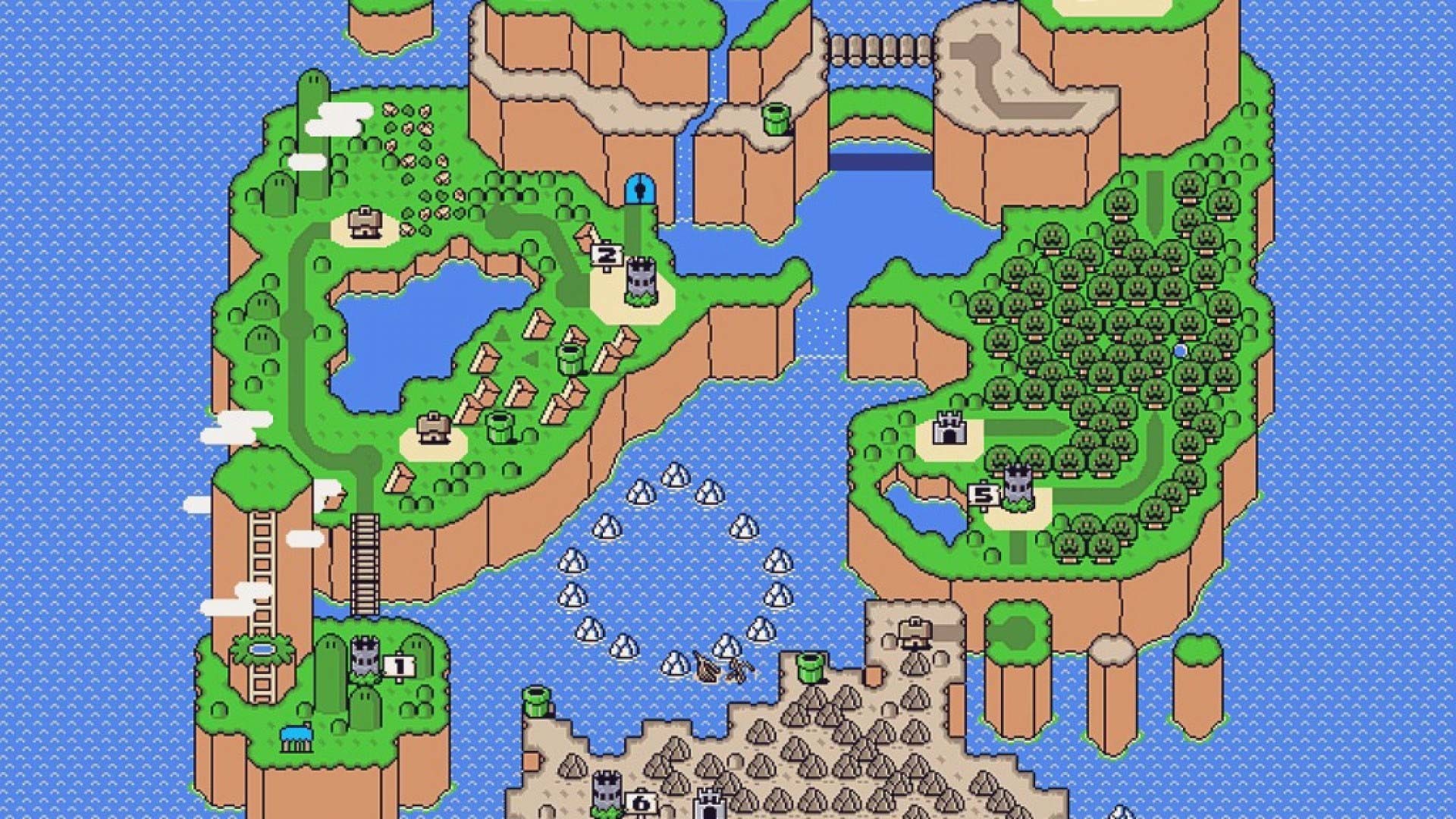 Super Mario Locations Map List Of Mario Locations TUGY